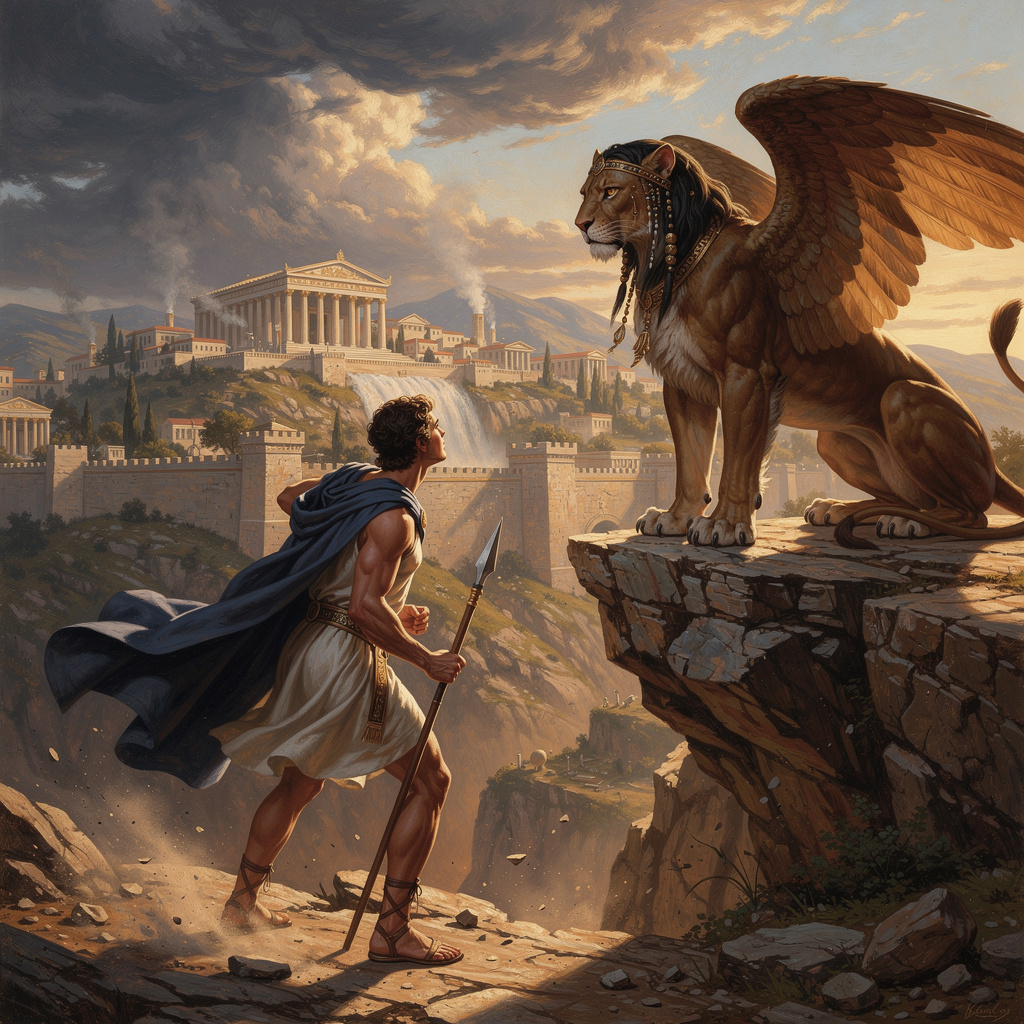 The Sphinx: Riddle-Keeper of Egypt and Greece - Mythical Archives
