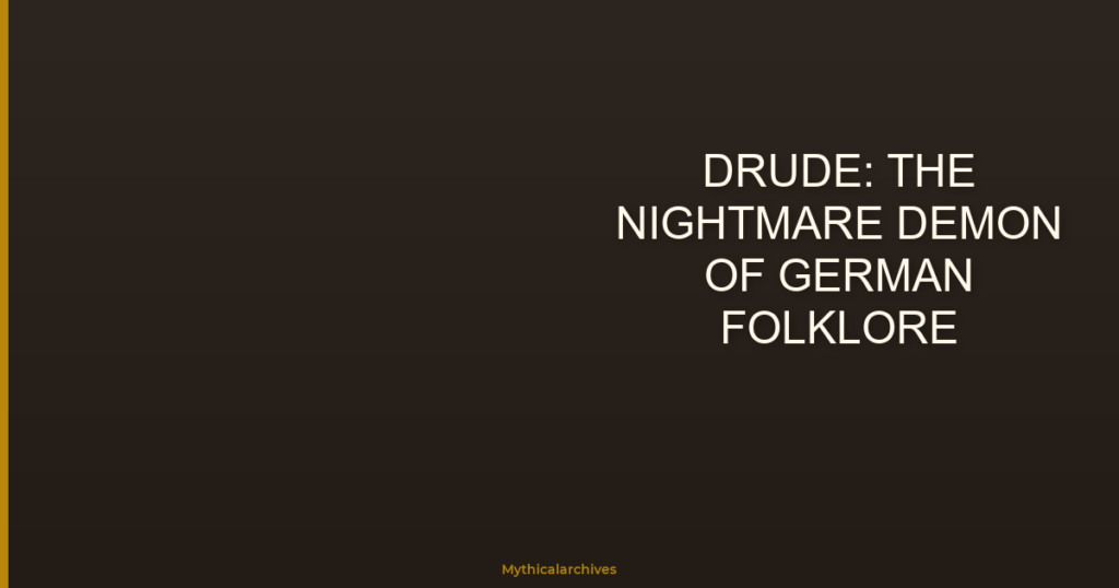 German Mythical Creatures - Mythical Archives