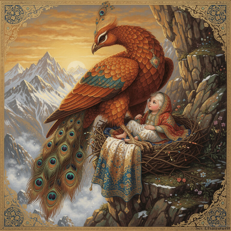 Simurgh: The Magnificent Bird of Persian Mythology - Mythical ...
