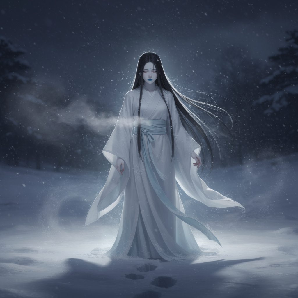 Yuki-onna: The Haunting Snow Woman of Japanese Folklore - Mythical Archives